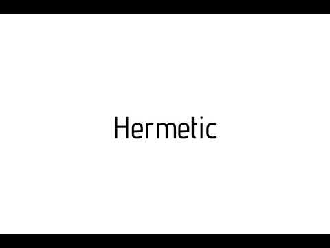 How to pronounce Hermetic / Hermetic pronunciation