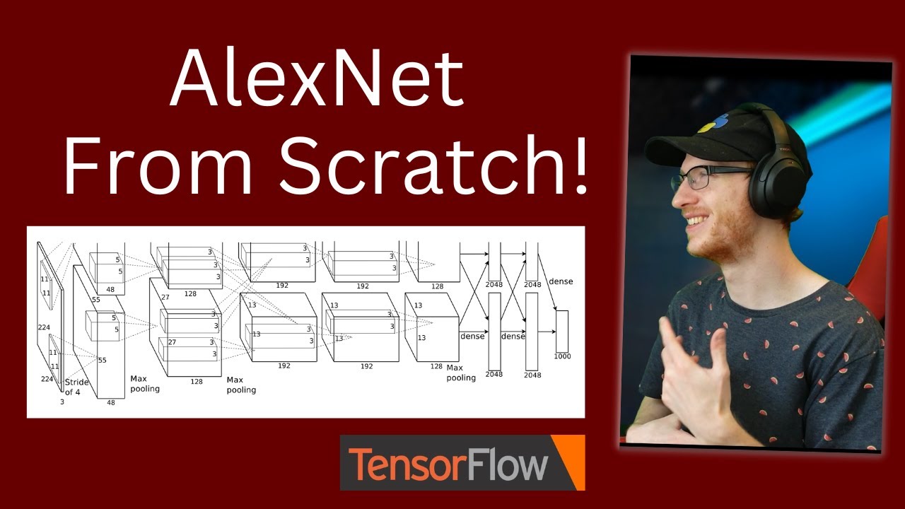 How to Code the AlexNet Convolutional Neural Network Architecture from Scratch in TensorFlow / Keras