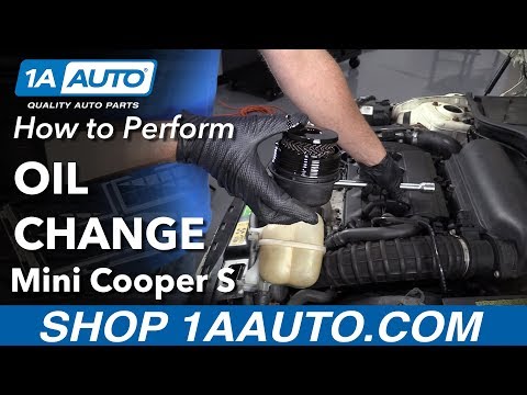 How to Perform an Oil Change 07-13 Mini Cooper S