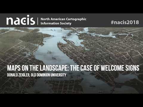 Maps on the Landscape: The Case of Welcome Signs