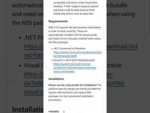 Cara download Safe exam browser (SEB) versi 3.7.0 #SEB #Safeexambrowser