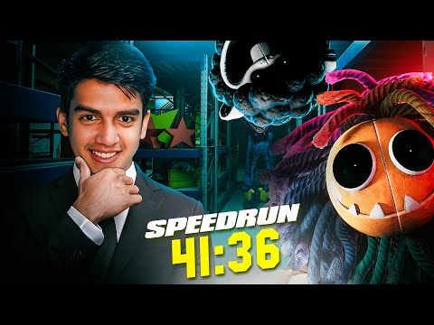 Completing Poppy Playtime 4 in Under 40 MINUTES!...