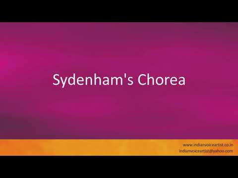 Pronunciation of the word(s) "Sydenham's Chorea".