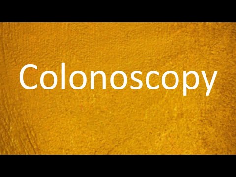 Pronunciation, meaning and usage of the word "Colonoscopy". (in Hindi and English)