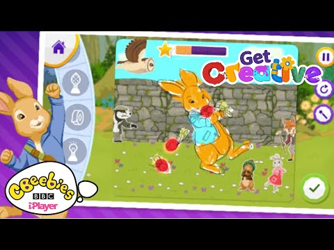 Peter Rabbit on CBeebies Get Creative App | Download for Free!