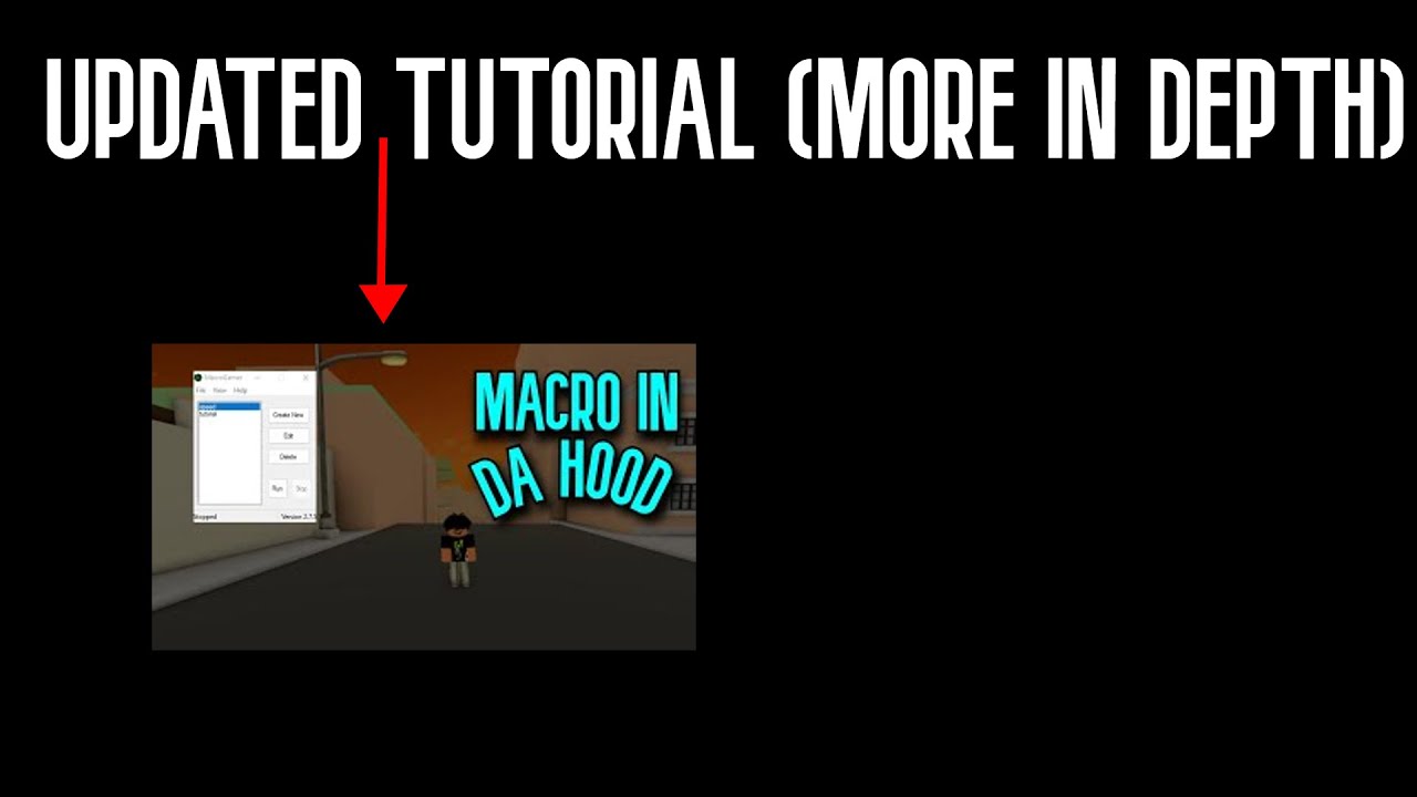 How To MACRO in Da Hood!!! (Updated tutorial) (More in depth)