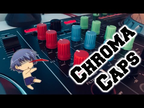 How-I swapped out the knobs and faders on my DJ controller (DDJ-SR2) with Chroma Caps