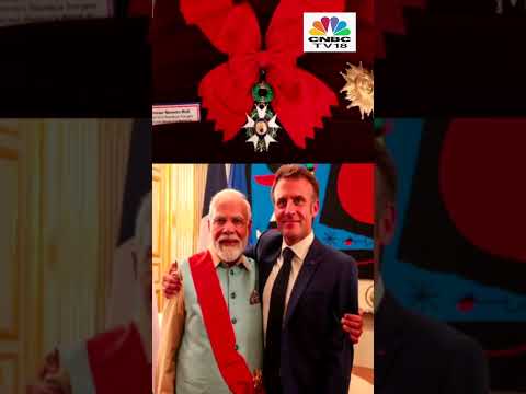 PM Modi's France Visit: Emmanuel Macron Confers Highest Civilian Award To PM Narendra Modi