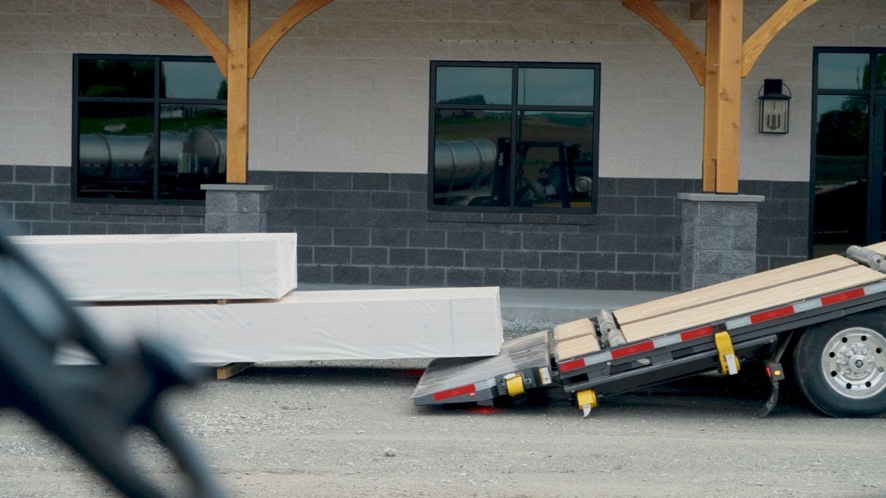 Maximize Efficiency: The Pine Hill Material Trailer for Metal Roofing and Pole Barn Industries