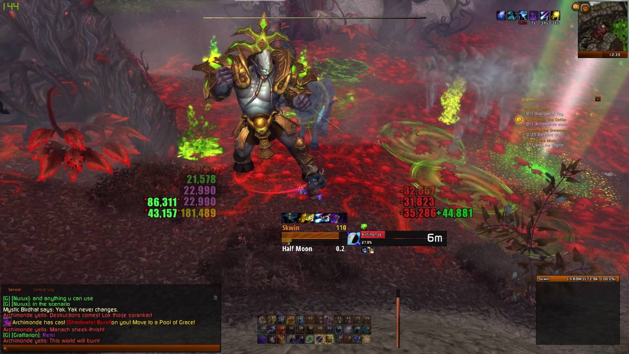 Archimonde, The Defiler | Archimonde der Entweiher | Архимонд Осквернитель | WoW Quest