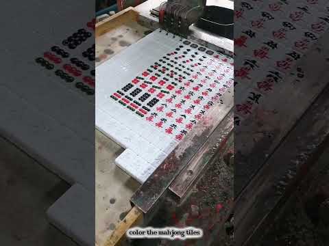 color the mahjong tiles