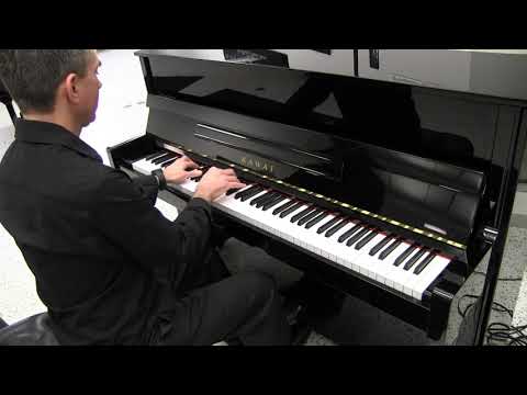 Kawai CX10 Professional Upright Piano Black Polish | Reverb