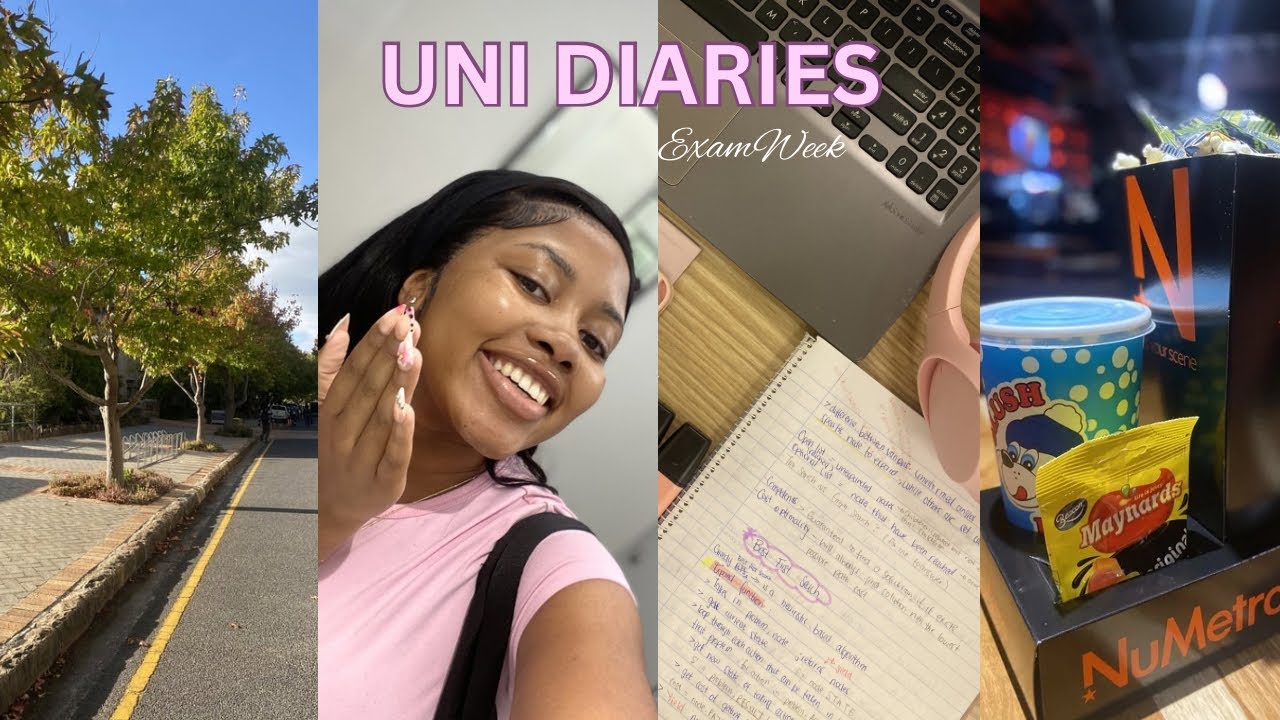 UCT Student Diaries: computer science student | Exam week, studying, unboxing, going out ect. 