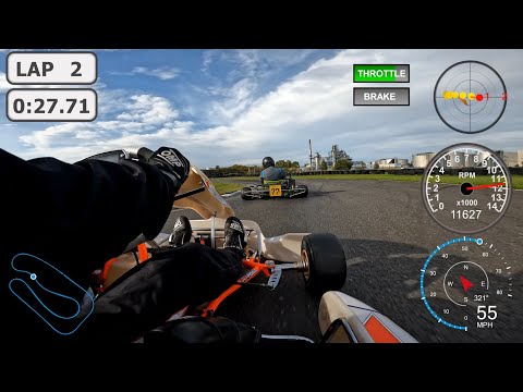 Testing DashWare Software to overlay Alfano 6 GPS laptimer data on GoPro Hero 10 video