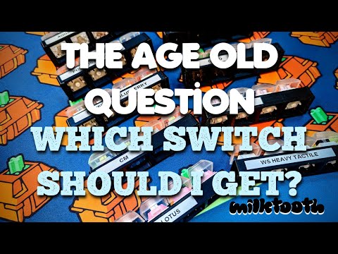Which keyboard switch is right for YOU? One way to truly find out which switch you would enjoy best!