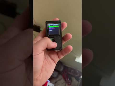 Working on the new ESP32 Marauder Mini wifi and bluetooth analysis device