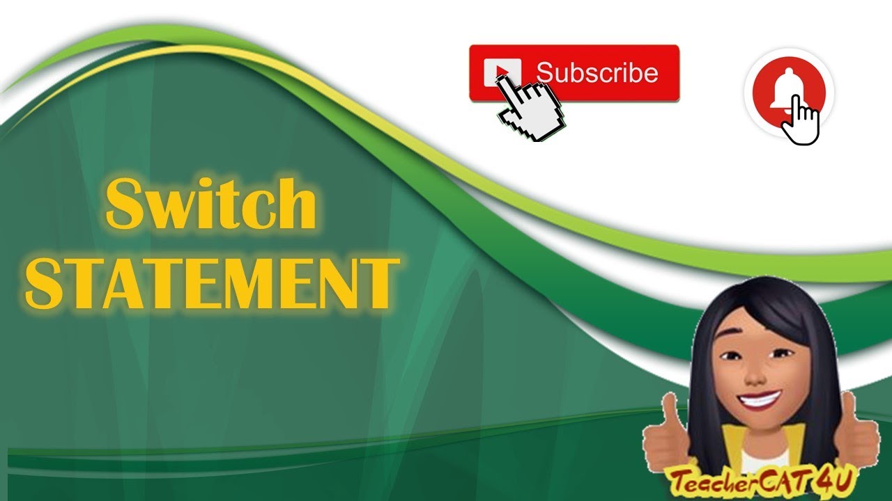 Introduction to programming Topic 19: Switch Statement (TAGALOG)