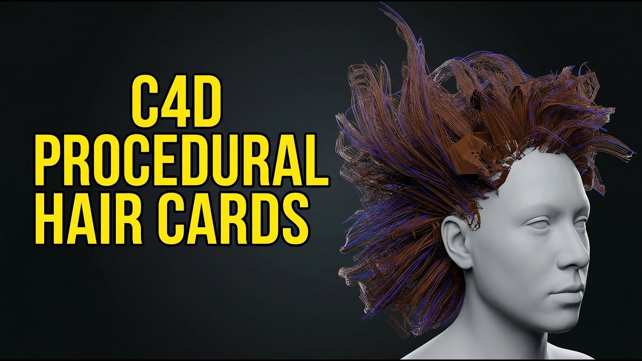 Ornatrix С4D Tutorial: Procedural Hair Cards & Texture Generation