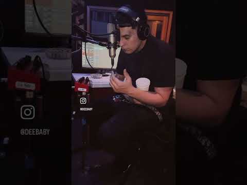 @officialdeebabytv4721 fall asleep off the lean in the studio 😴 #deebaby #houstontx #rap #shorts