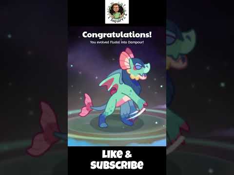 INSANE!!! Fludal Evolves into Dampour in Prodigy Math!!! #gaming #education #pets
