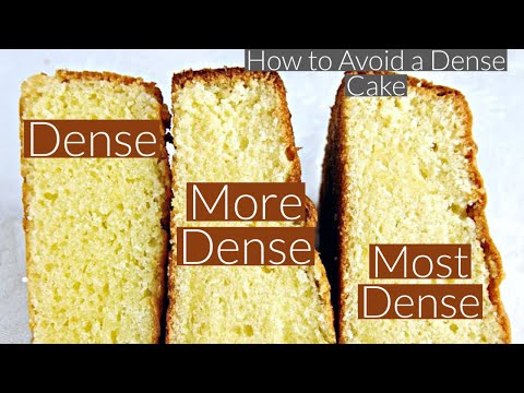 DENSE CAKE PROBLEM/ FIX IT