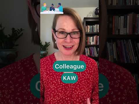 How to pronounce Colleague (IPA: ˈkɔǀiɡ or ˈkaliɡ)