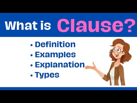 What is Clause in English|Clause and examples|Types|Urdu/Hindi
