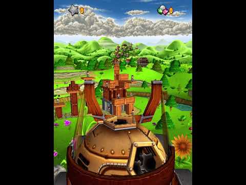 Catapult King - Level 30 Gold Crown, Hit Soldiers, Score Points