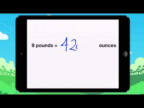 Converting tons & ounces. Example 1