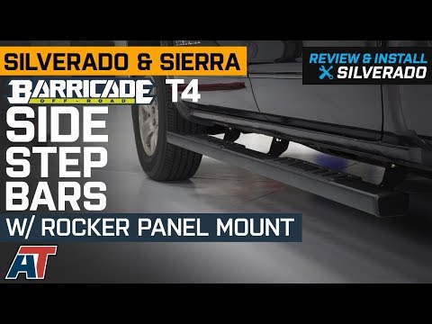 2014-2018 Silverado & Sierra Barricade T4 Side Step Bars w/ Mount Double & Crew Cab Review & Install
