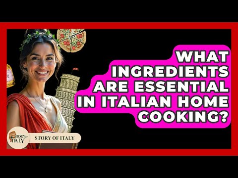 What Ingredients Are Essential In Italian Home Cooking? - Story Of Italy