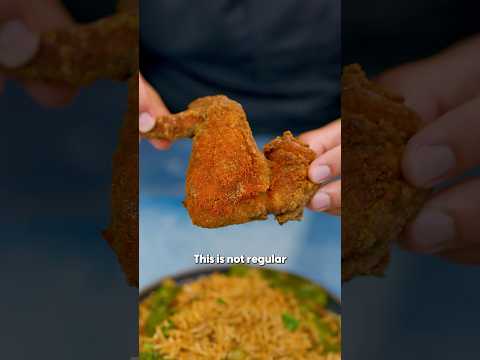 Fried chicken that taste like biryani 