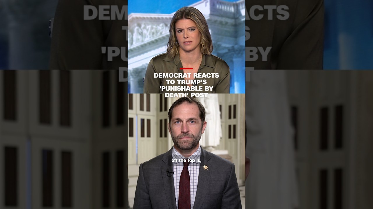 Democrat reacts to Trump's 'punishable by death' post