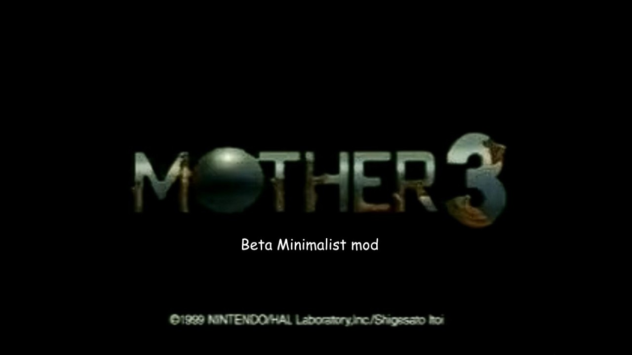 Mother 3 Beta Minimalist Mod Trailer