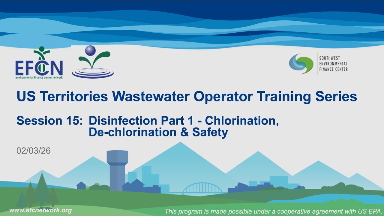 Op Cert Wastewater Session 15 - Disinfection - Part 1