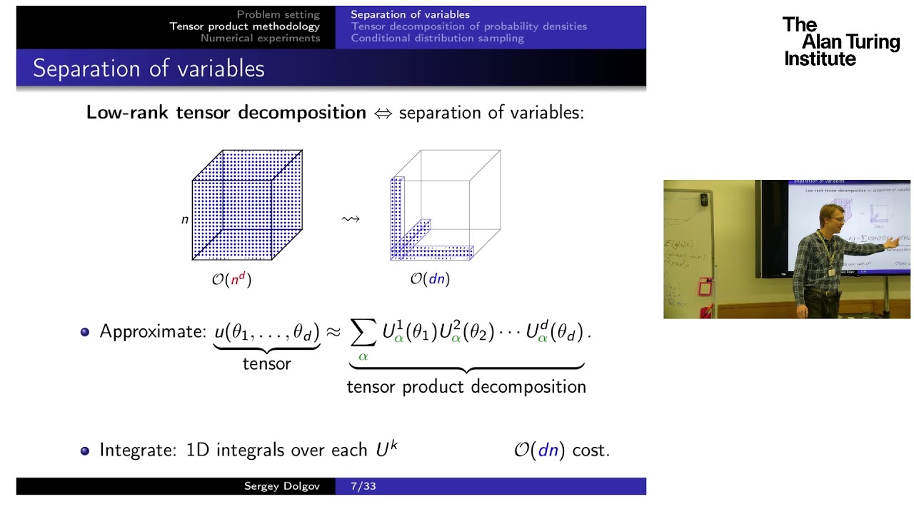Tensor train algorithms for stochastic PDE problems – Sergey Dolgov, University of Bath
