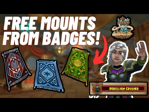 Wizard101| Get These FREE Mounts From Badges!