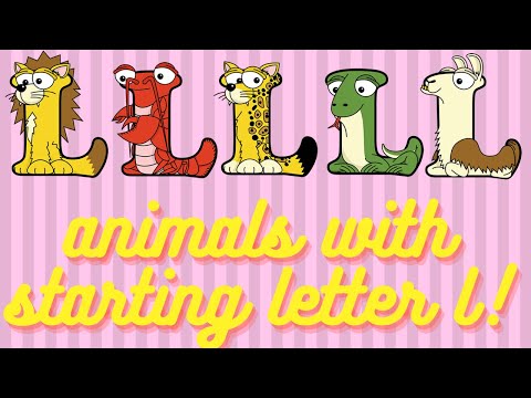 ANIMALS WITH STARTING LETTER L!
