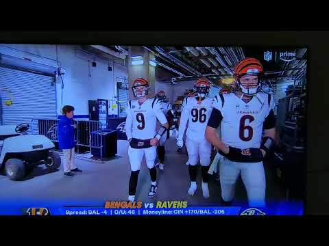 Cincinnati= 96 Baltimore Ravens= 96
