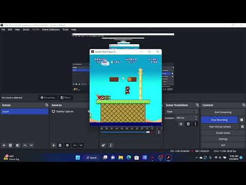 Mario forever flash game!