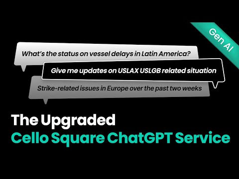 The upgraded Cello Square ChatGPTs AI-powered Logistics Risk Sensing│Samsung SDS