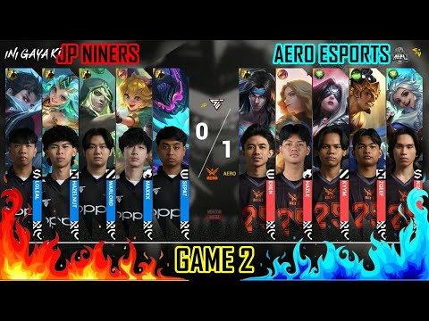 JP NINERS VS AERO ESPORTS - GAME 2 | MLBB - MPL MY S15 - MINGGU 4 | JP VS AERO [BM]