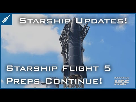 SpaceX Starship Updates! Starship Flight 5 Preparations Continue & Starship Destacked! TheSpaceXShow