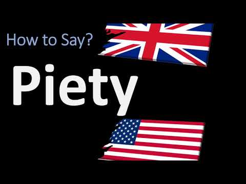 How to Pronounce Piety? (2 WAYS!) UK/British Vs US/American English Pronunciation