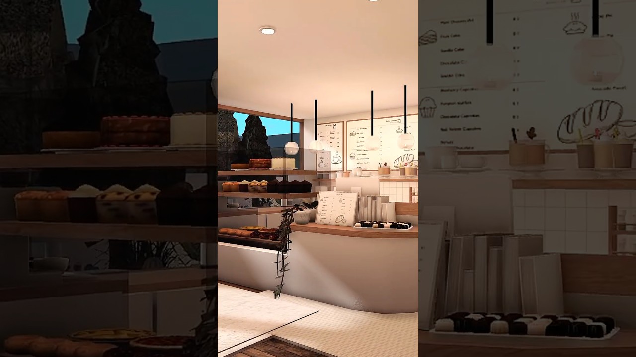 Bloxburg | Cafe Muji Minimal | TOCA blox