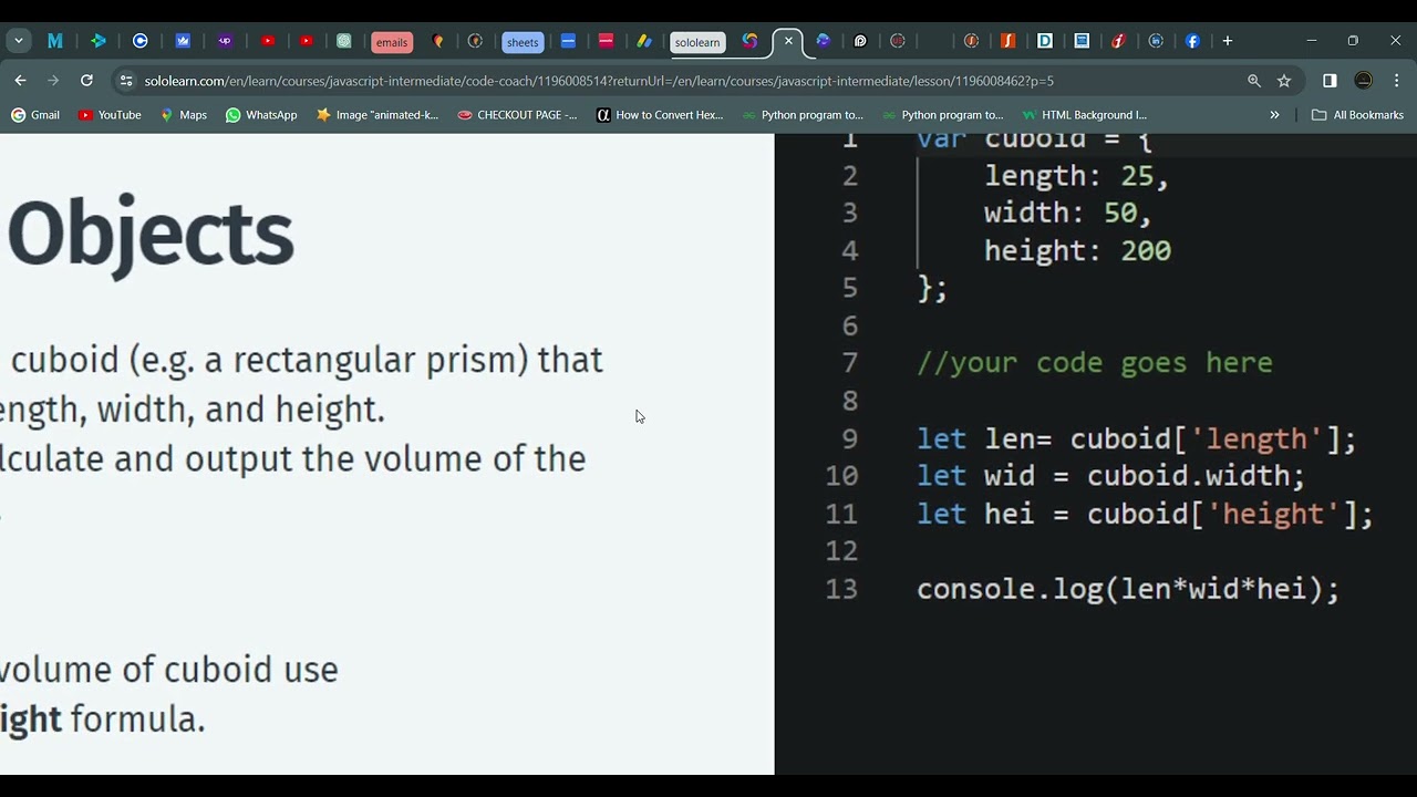 01 Introducing Objects | JavaScript Intermediate | Sololearn