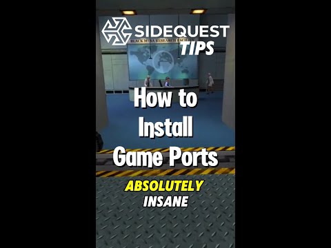 SideQuest VR Tips! How to get VR ports like Doom 3 and Half-Life in VR! ????????