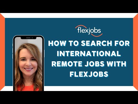 Can you find international remote and flexible job listings in the FlexJobs database? #jobsearch