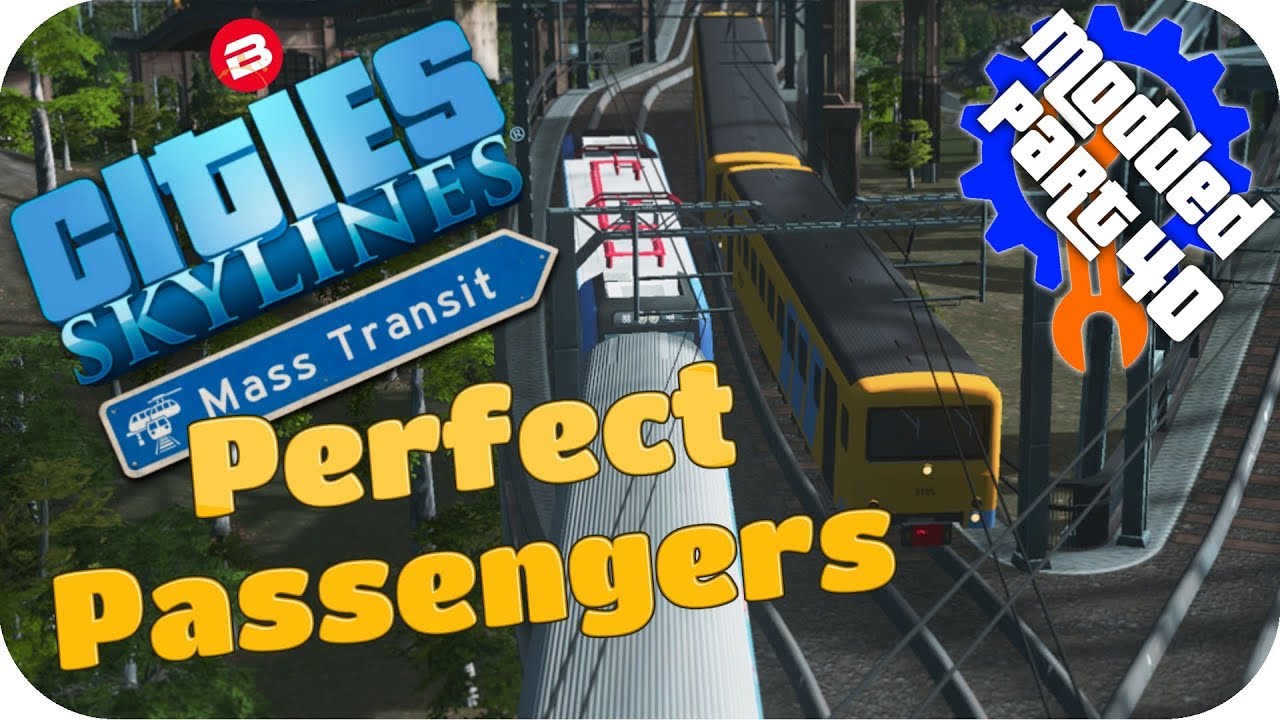 Cities Skylines Gameplay: INVISIBLE TRAIN STATION!?! Cities: Skylines Mods MASS TRANSIT DLC #40