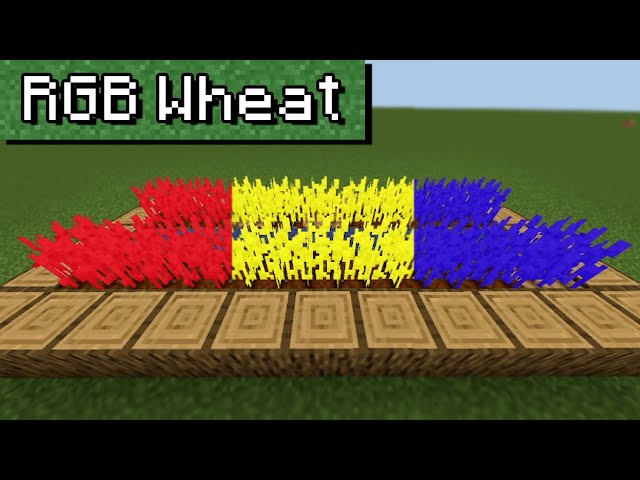 Zach's RGB Wheat Minecraft Texture Pack
